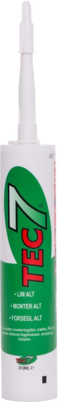 Tec7 Sort lim/fugemasse | Køb smøremidler og plejemidler til ...